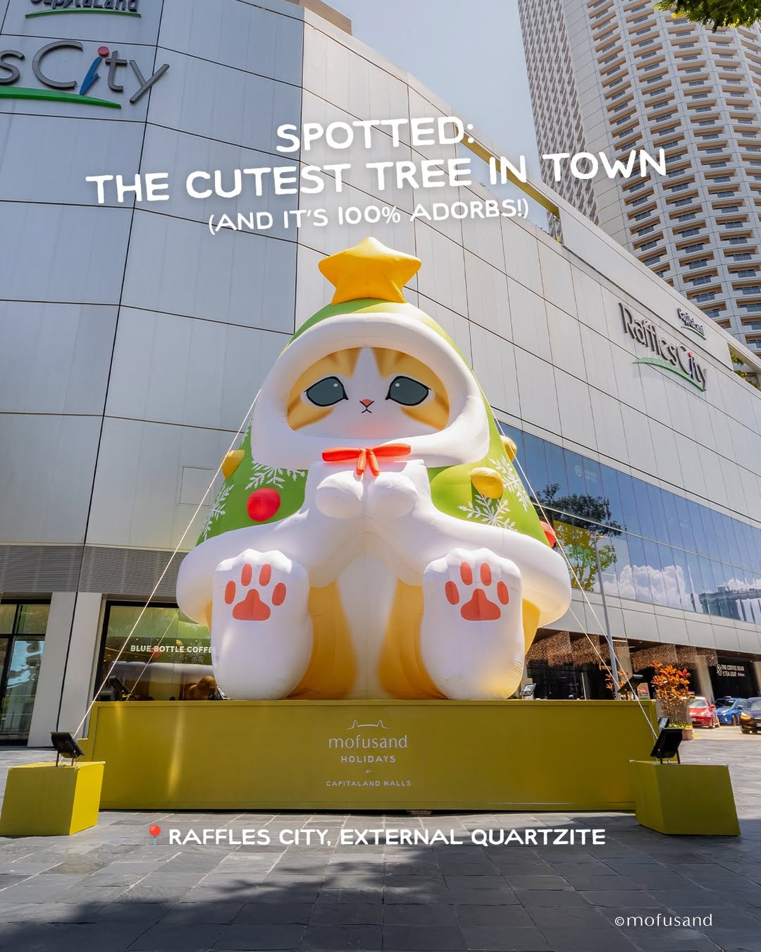 Purr-fectly Tall Surprise Unveiled! | Raffles City Shopping Centre News